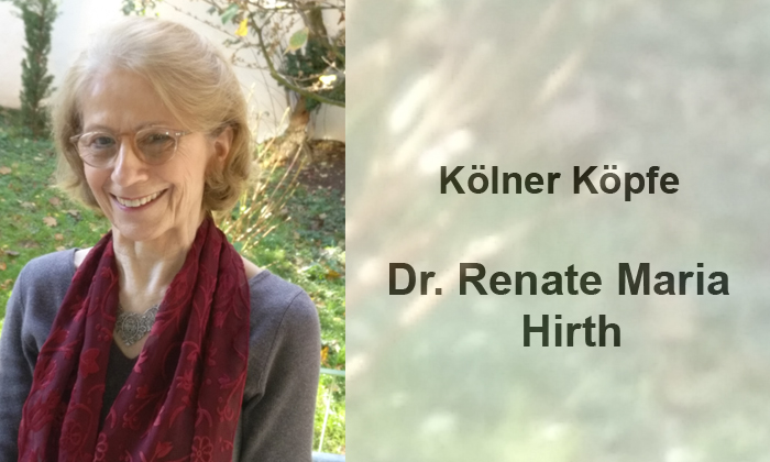 Kölner Köpfe - Dr. Renate Maria Hirth - Aktiv werden - Themen - KölnerLeben
